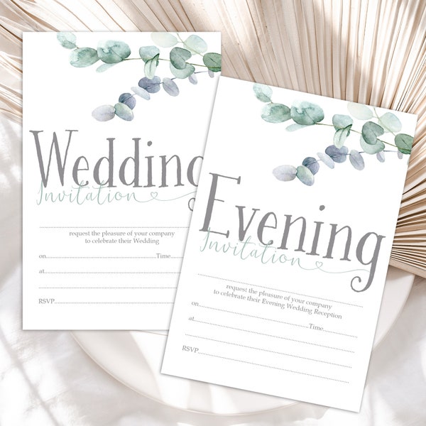 Blank Invitations - Etsy