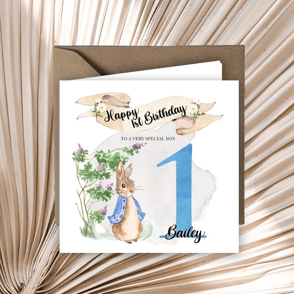 Peter Rabbit Card - Etsy UK