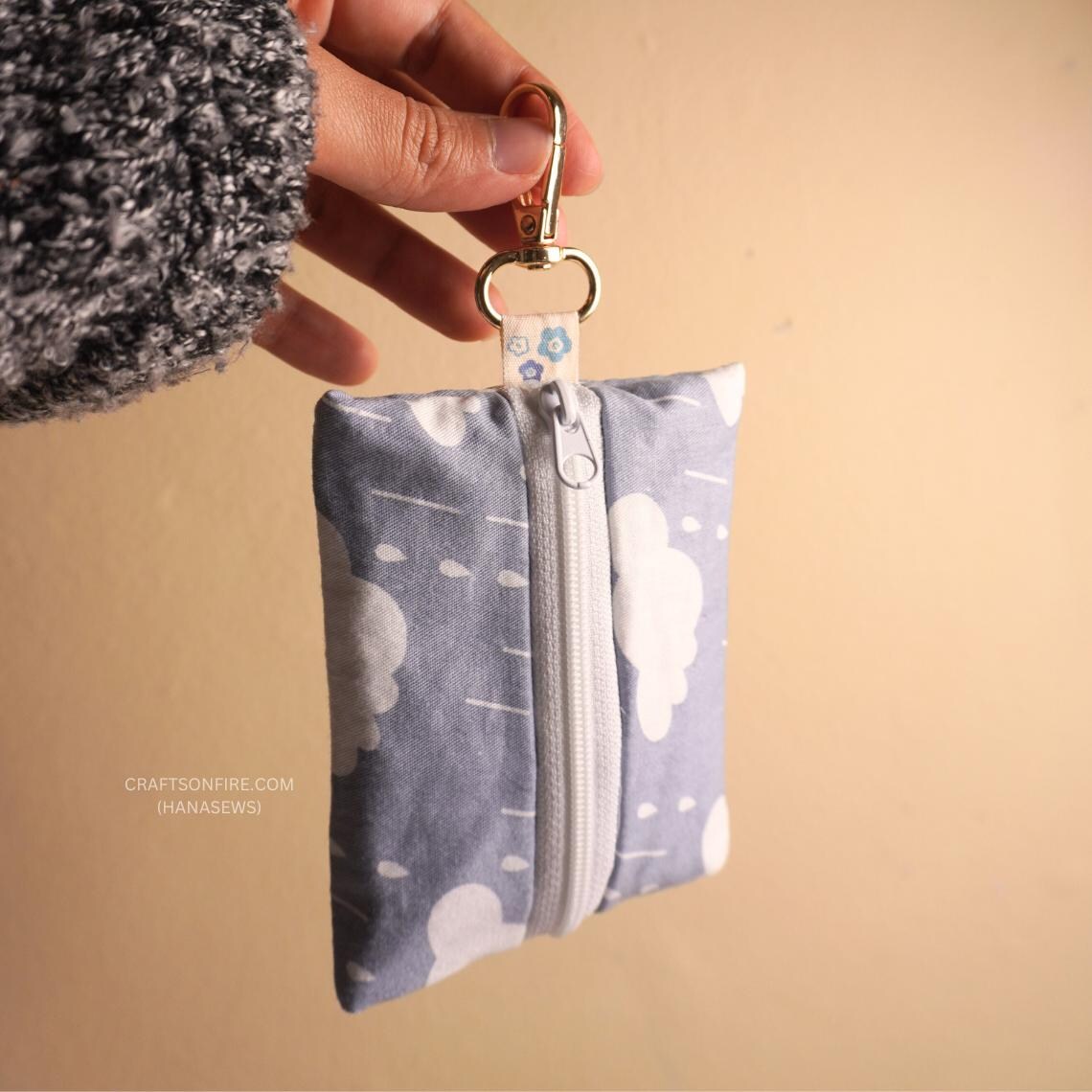Keyring Pouch PDF Sewing Tutorial (easy Printable Sewing Guide for ...