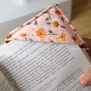 Corner Bookmark PDF Tutorial - Sewing Guide Step-by-step Printable ...