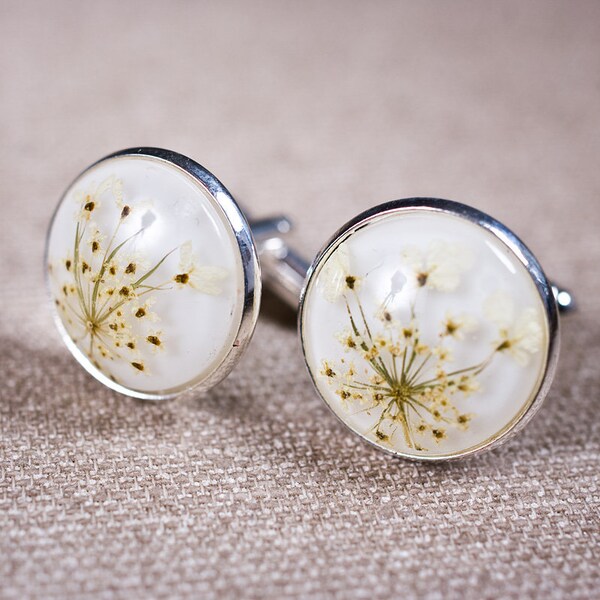 Flower Cufflinks - Etsy UK