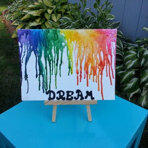 Crayon Drip Art - Etsy