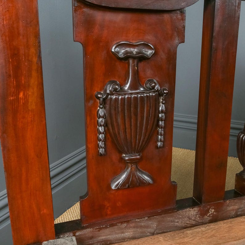 Antique Victorian Anglo-indian Colonial Raj Bombay 6ft Super King Teak ...