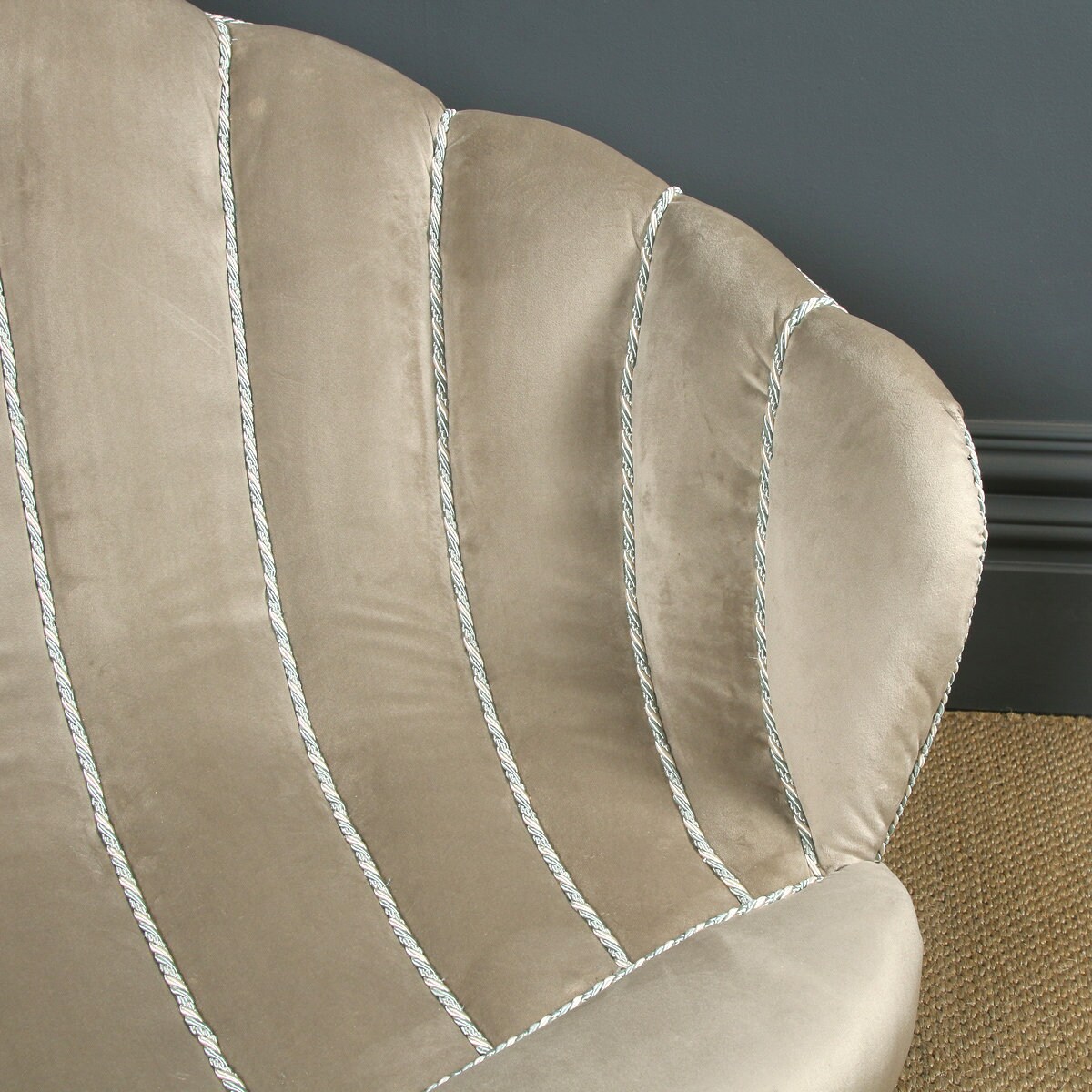 Antique English Victorian Conch Shell Grotto Sofa Couch Settee Chair ...