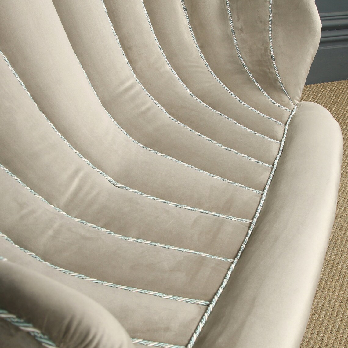 Antique English Victorian Conch Shell Grotto Sofa Couch Settee Chair ...