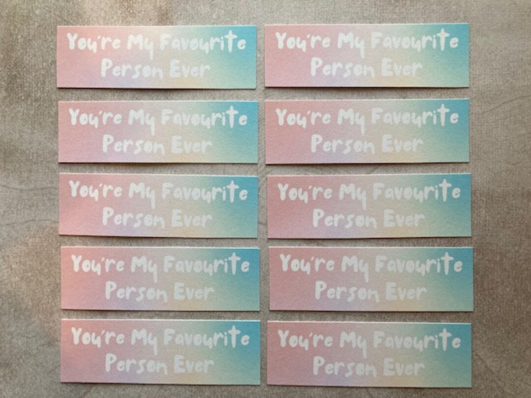 10 You're My Favourite Person Ever Card Making Sentiment Banners ~ Make ...