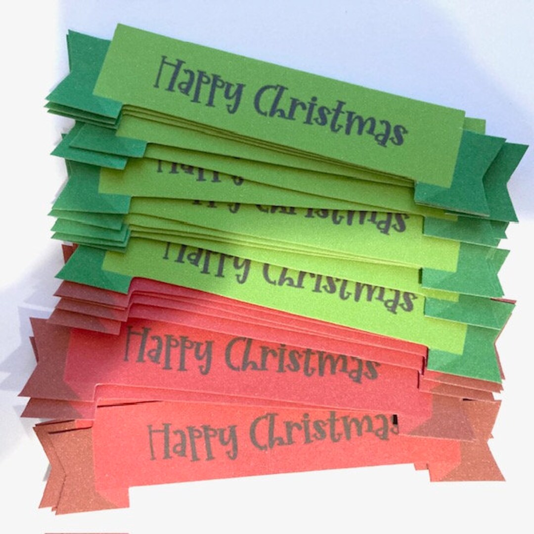 20 Christmas Card Making Sentiments Embellishments Xmas Craft Toppers ...