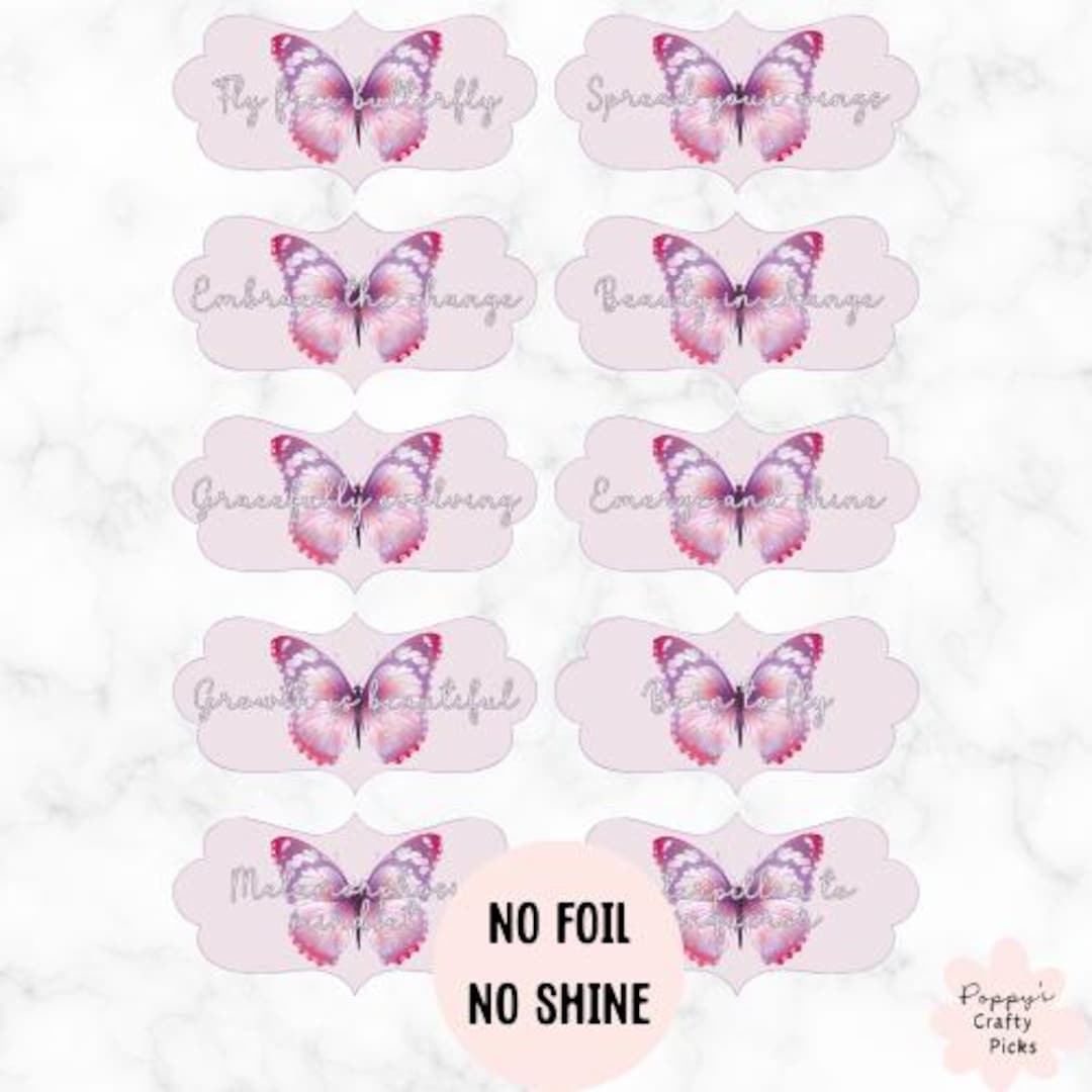 10 Inspirational Sentiment Banners, Card Making Supplies, Positivity ...