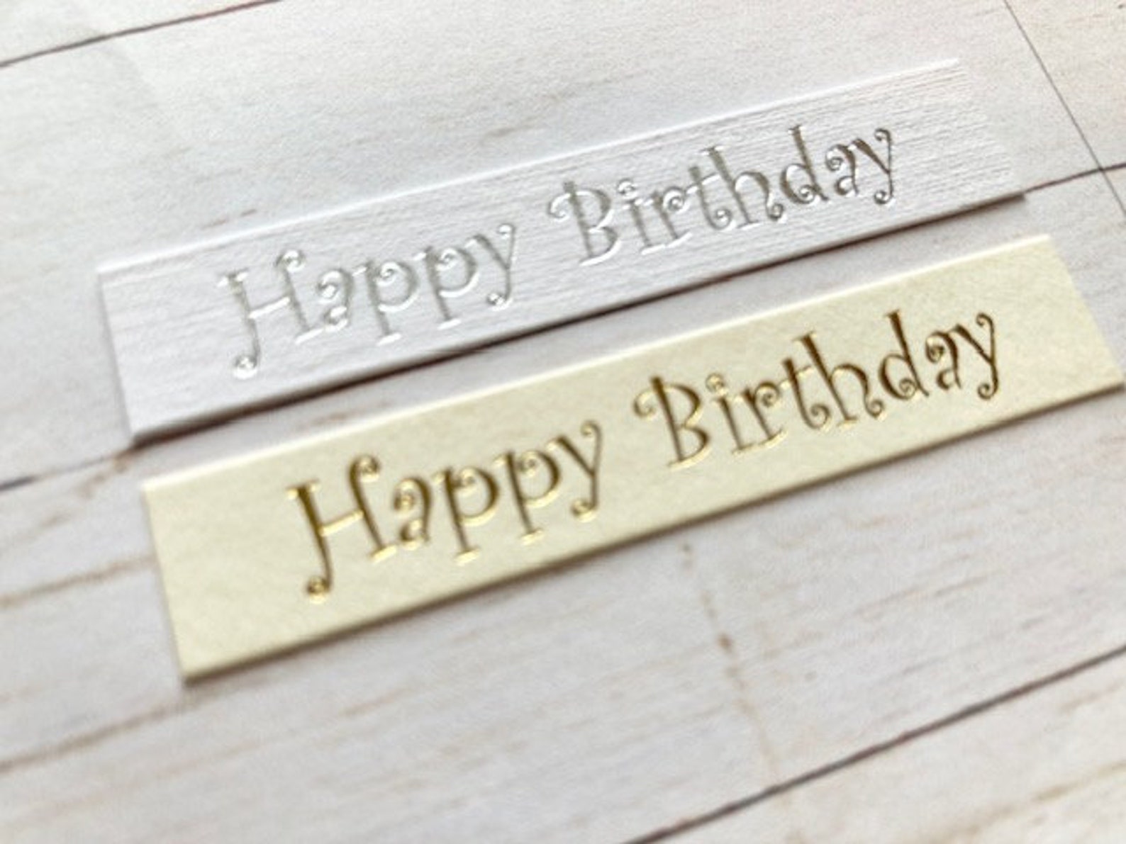 25 Happy Birthday Sentiments, Greetings Banners, Card Making, Foiled ...