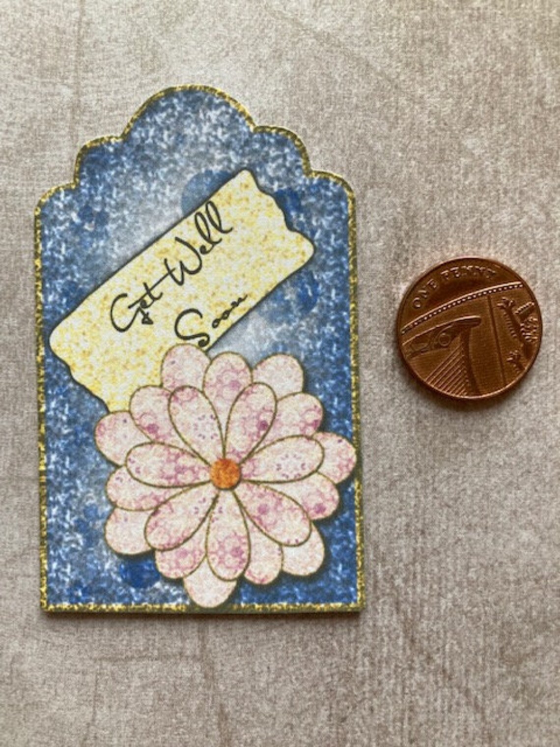 Get Well Soon Floral Tags: Card Making Embellishments (12pc) - Etsy