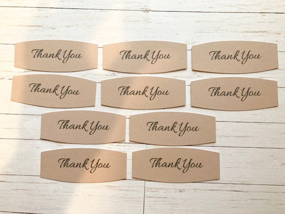 Thank You Sentiment Banners for Card Making, Scrapbooking, Papercrafts ...