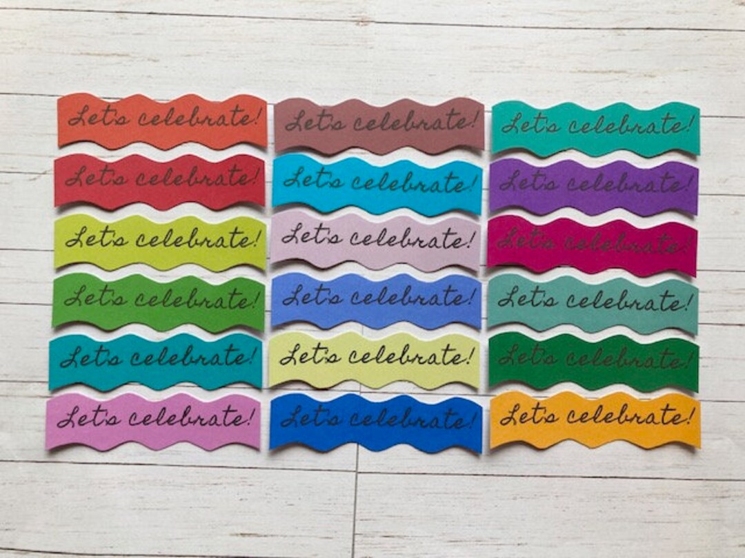 18 Let's Celebrate Sentiments, Greetings Banners, Card Making, Crafting ...