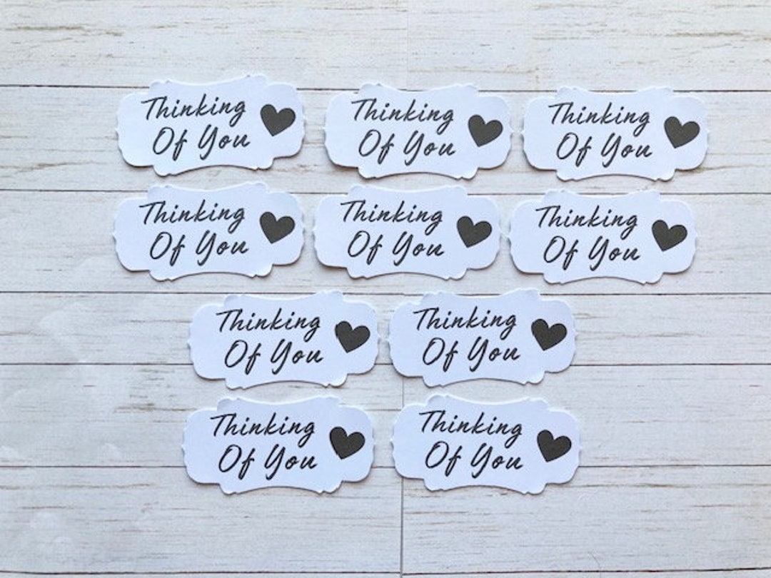 10 Thinking of You Sentiments, Greetings Toppers, Card Making, DIY ...