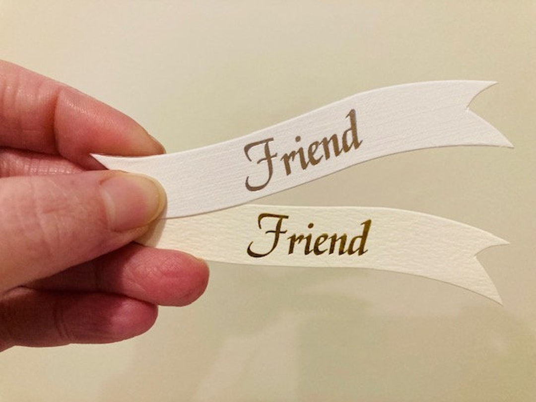 Friend Card Making, 10 Friend Banners, Make Your Own Cards for Friends ...