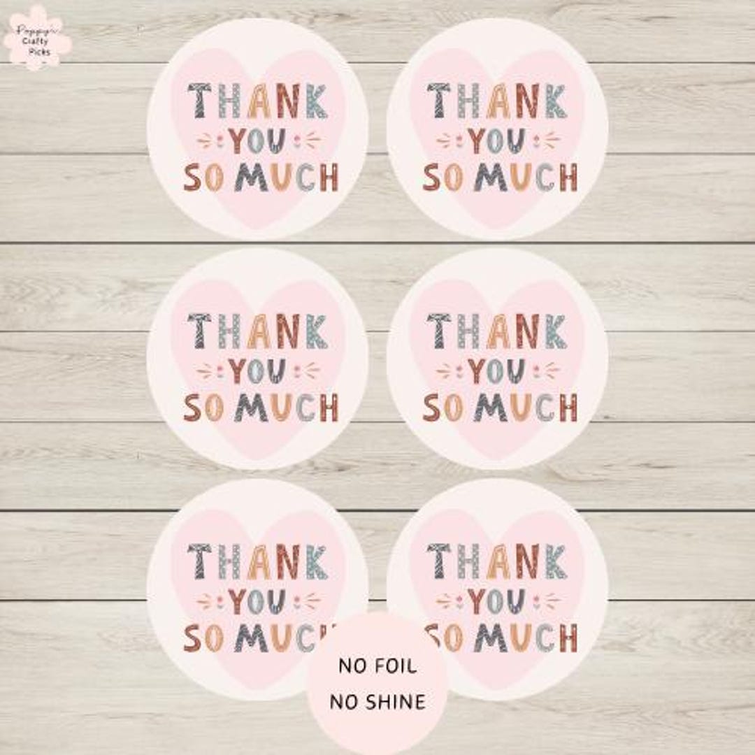 Thank You Card Toppers: Handmade Scrapbooking Embellishments - Etsy