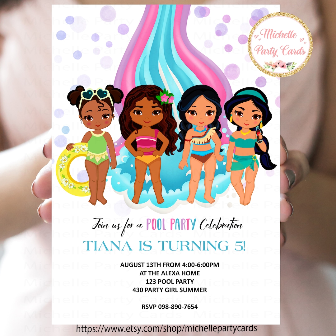 Princess Pool Party, Summer Girls, Swimsuits, Pool Party Princess, Pool ...