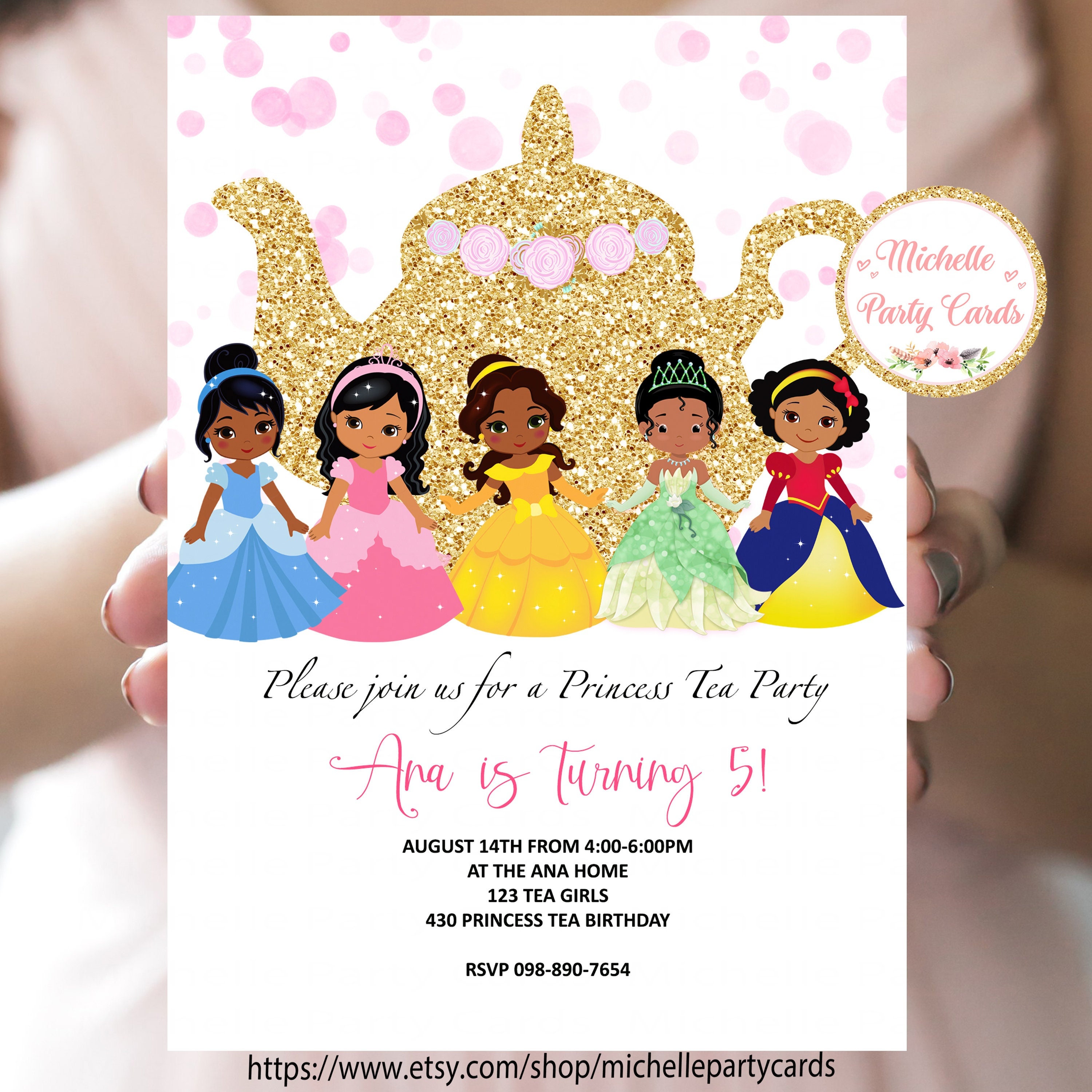 American Girl Tea Party Invitations Printable Tea Party Invite