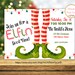 Elf Christmas Invitation, Christmas Party Invitation, Holiday Party ...