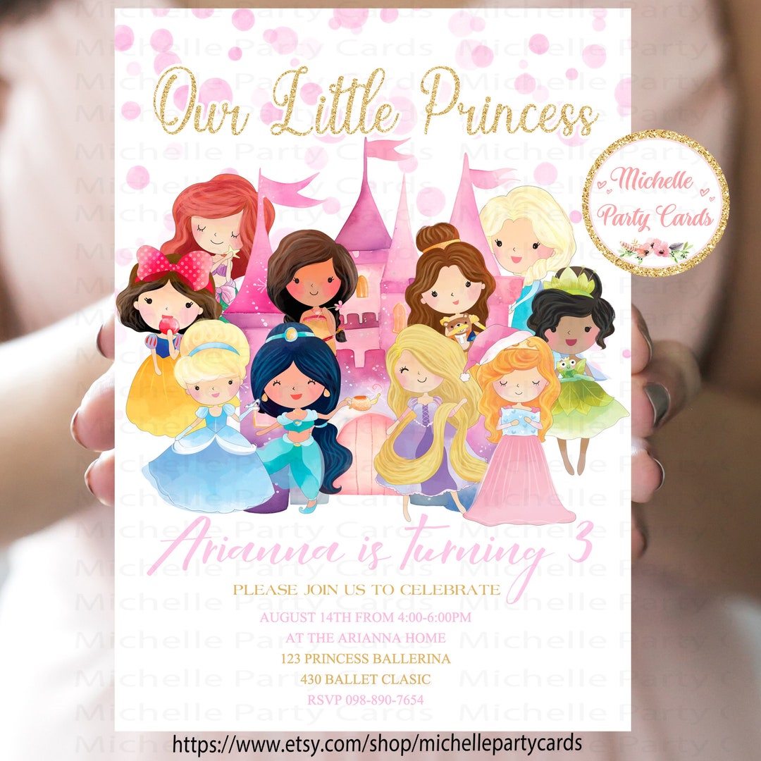 Princess Castle Party Invitation