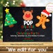 Christmas Pop It Invitation Christmas Party Christmas Pajama - Etsy