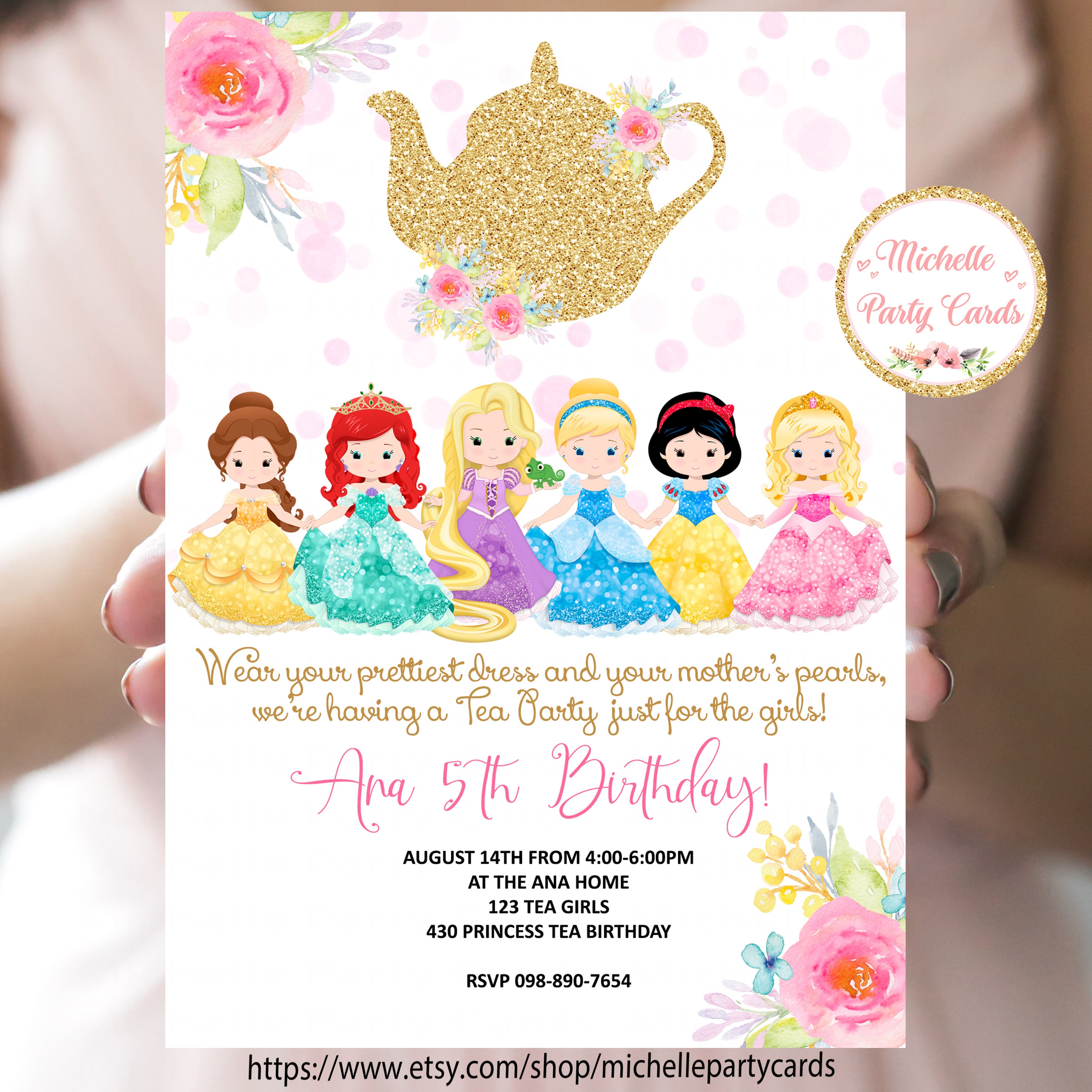 Princess Tea Party Clipart Free