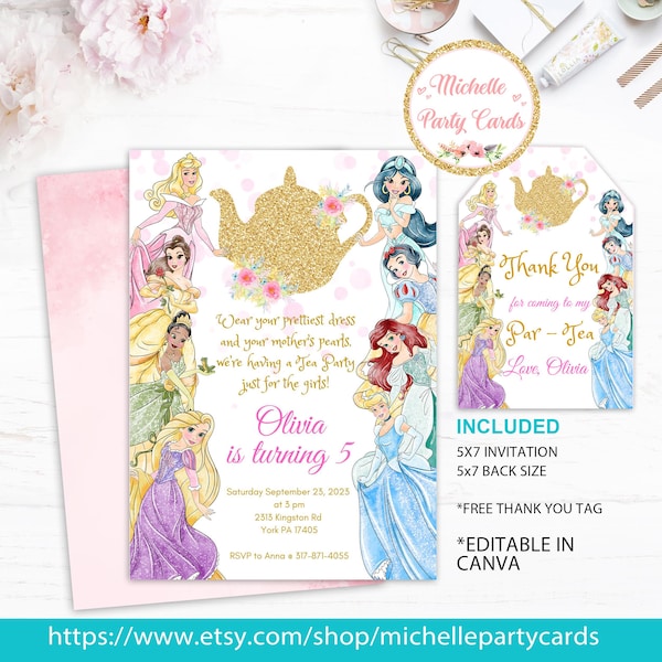 Princess Tea Party - Etsy