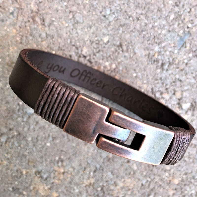 Embossed Bracelet - Etsy
