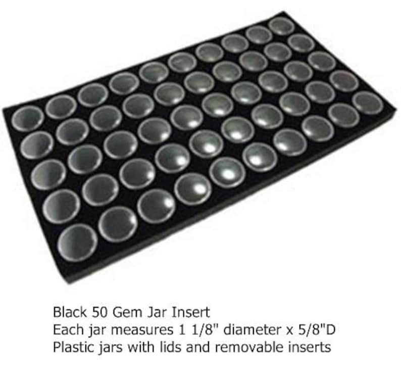 50 State Quarters Display Case Glass Top Lid Black 50 Jar Case - Etsy