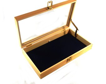 Wood Display Case - Etsy