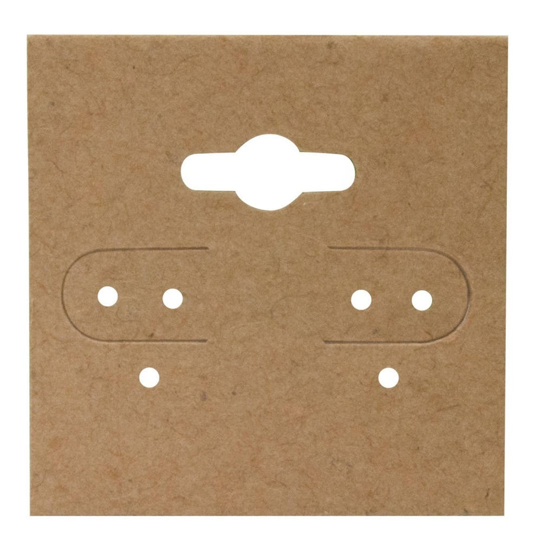 Kraft Brown Hanging Earring Cards 2