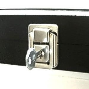 Key Lock Locking Solid Top Lid Red 72 Ring Display Portable Sales ...