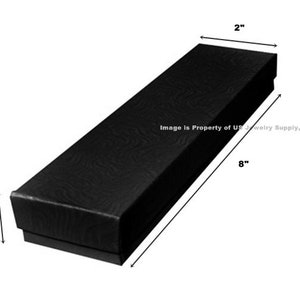 Swirl Black Pattern Cotton Filled Craft Sales Jewelry Packaging Display ...