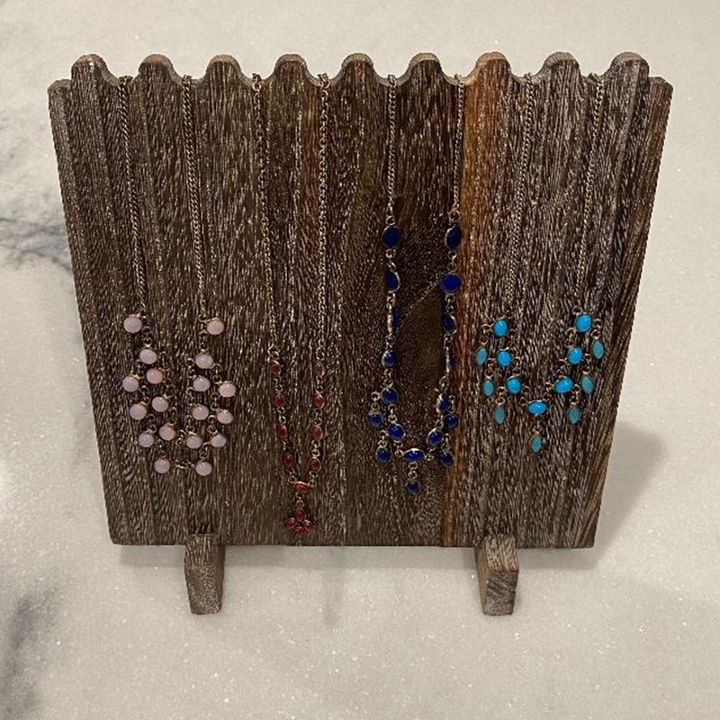 Wood Necklace Display - Etsy