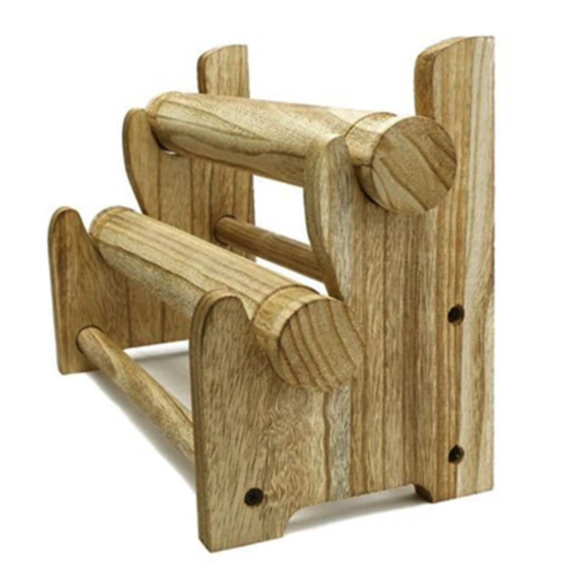 Oak Stained Wooden 2 Tier Double T Bar Necklace Bracelet Watch - Etsy