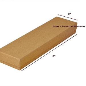 Kraft Brown Cotton Filled Craft Sales Jewelry Packaging Display Gift ...