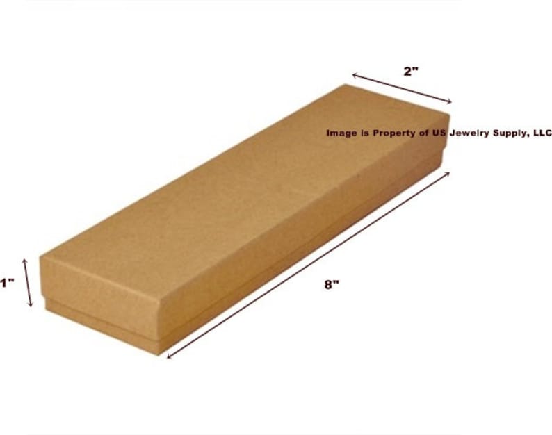Kraft Brown Cotton Filled Craft Sales Jewelry Packaging Display Gift ...