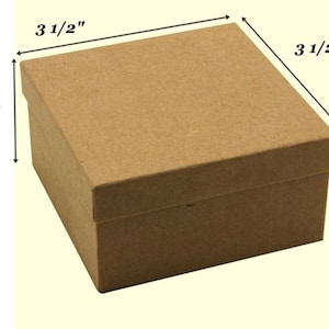 Kraft Brown Cotton Filled Craft Sales Jewelry Packaging Display Gift ...