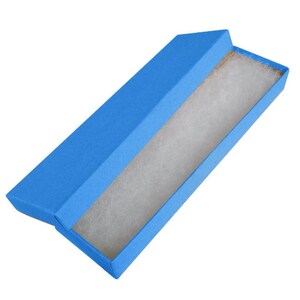 Cobalt Blue Cotton Filled Craft Sales Jewelry Packaging Display Gift ...