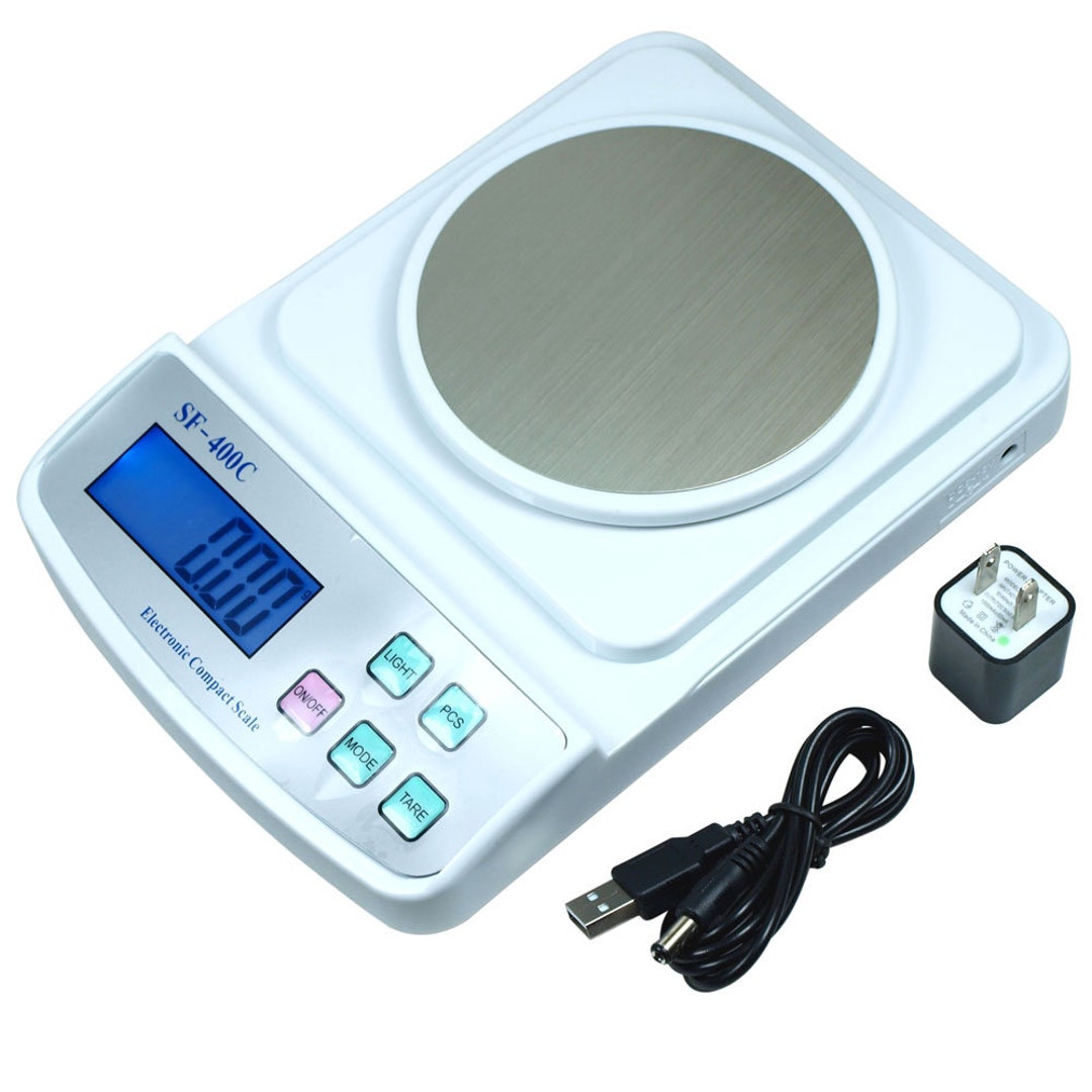 Digital Scale 500g X 0.01g for Precision Weighing & Counting - USB Wall ...