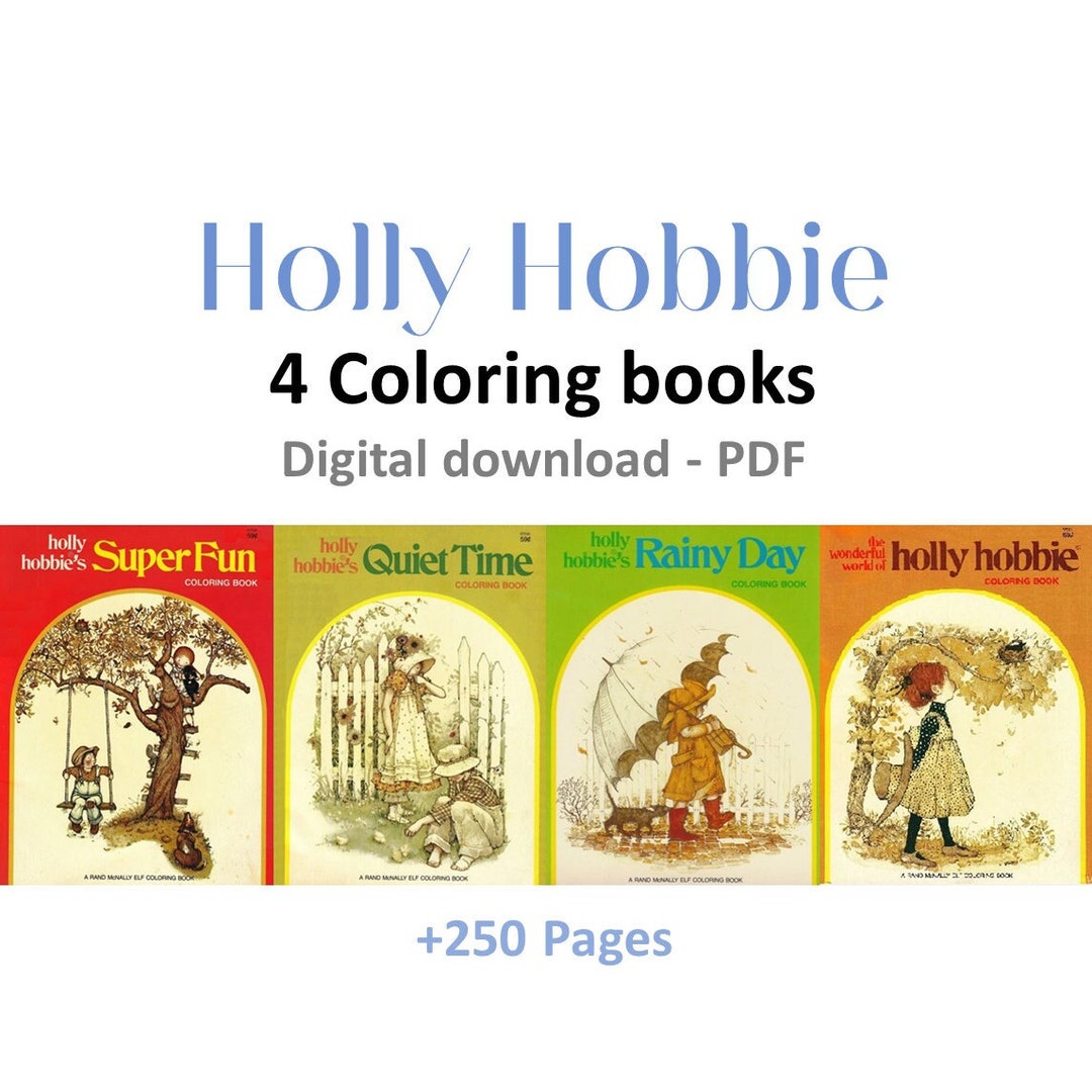 OFFER 4 Holly Hobbies Coloring Books, Printable Coloring Book, Things ...