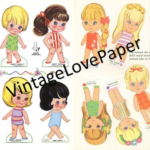 OFFER!! 6 Liddle Kiddle Vintage Books Paper Dolls, Printable Ebook ...
