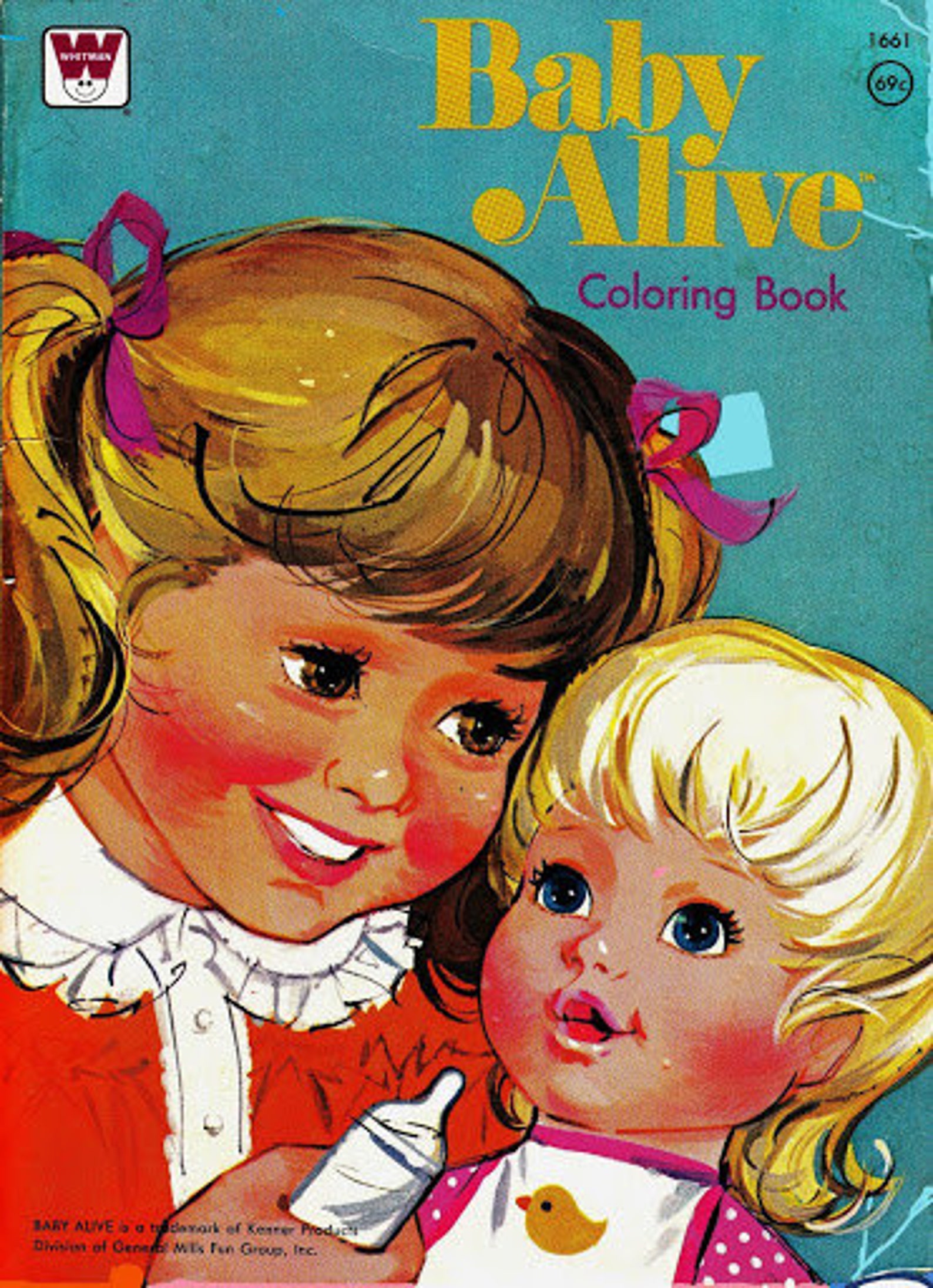 Baby Alive Coloring Book, 1976 Wisconsin, Instant Download, PDF Format ...