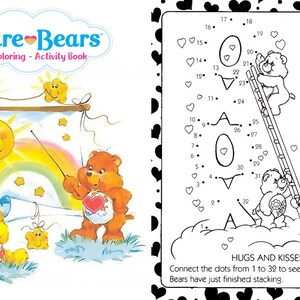 OFFER!! 4 Care Bears Coloring Books and Paper Dolls Instant Download ...