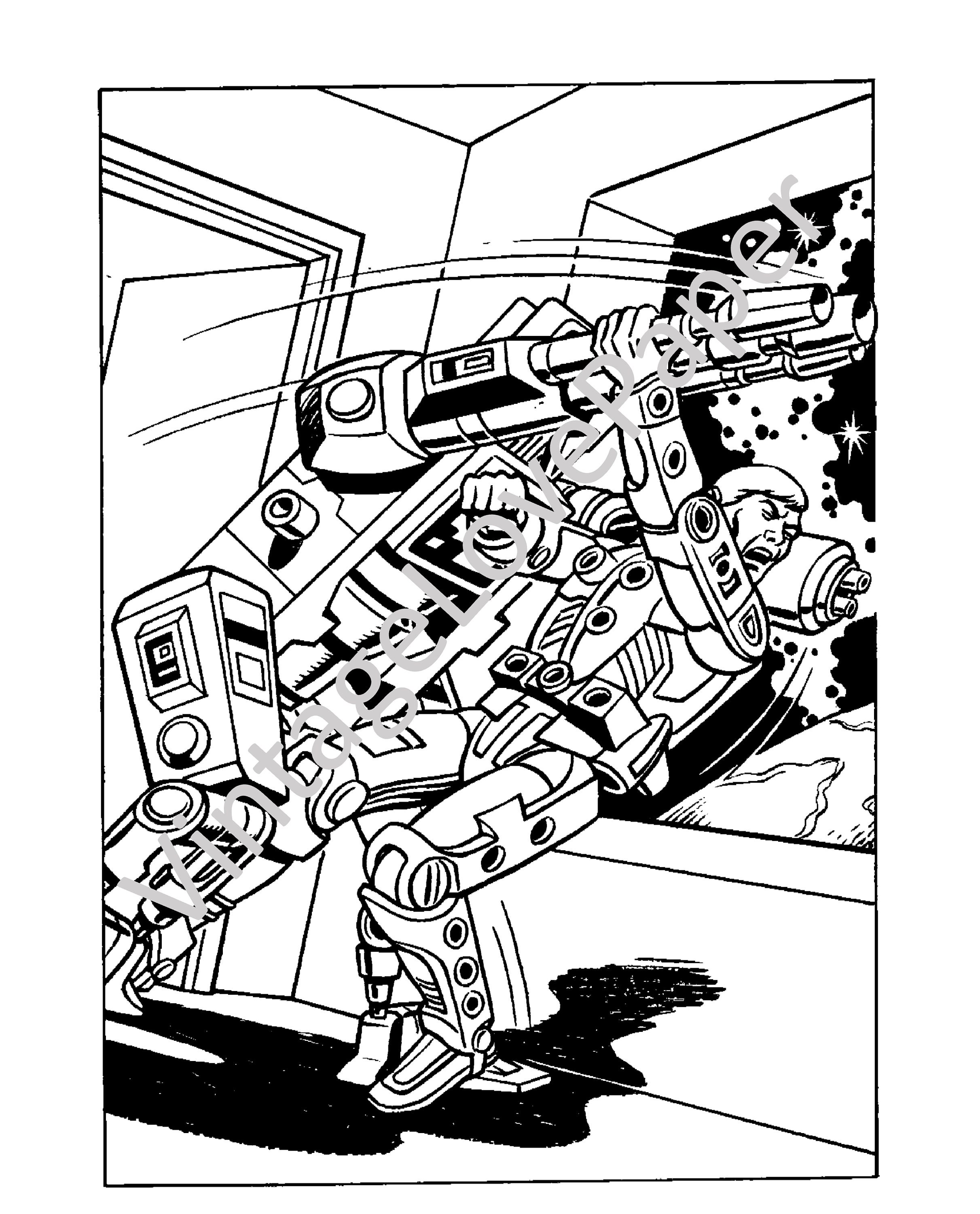 Vintage Coloring Book, Centurions, Instant Download, Printable Coloring ...