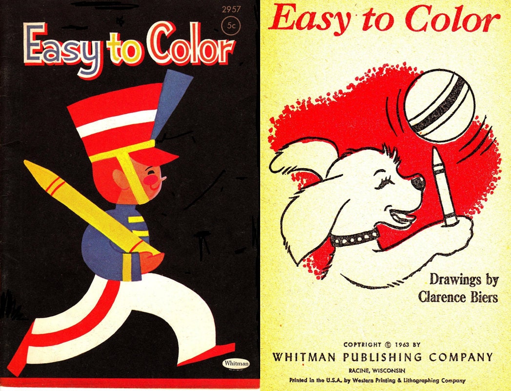 OFFER 5 Simple Objects to Color Books to Color, Coloring Books, Instant ...