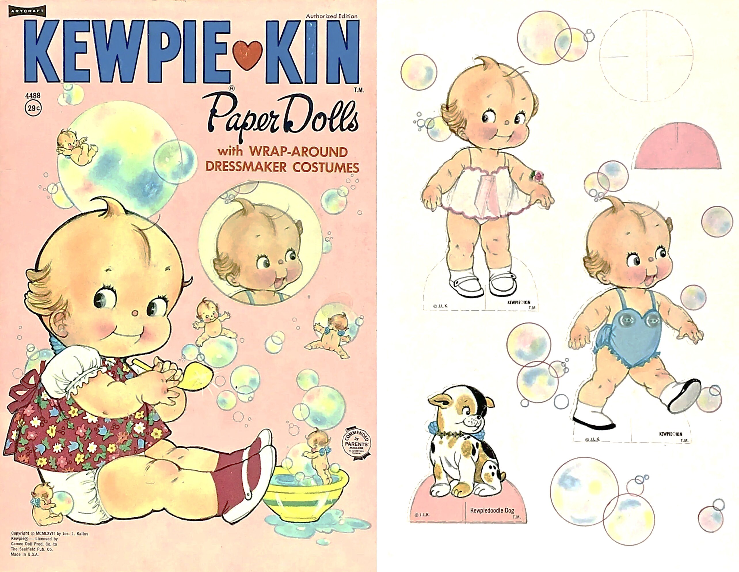 OFFER 5 Kewpie Vintage Books Paper Dolls, Printable Ebook, Instant ...