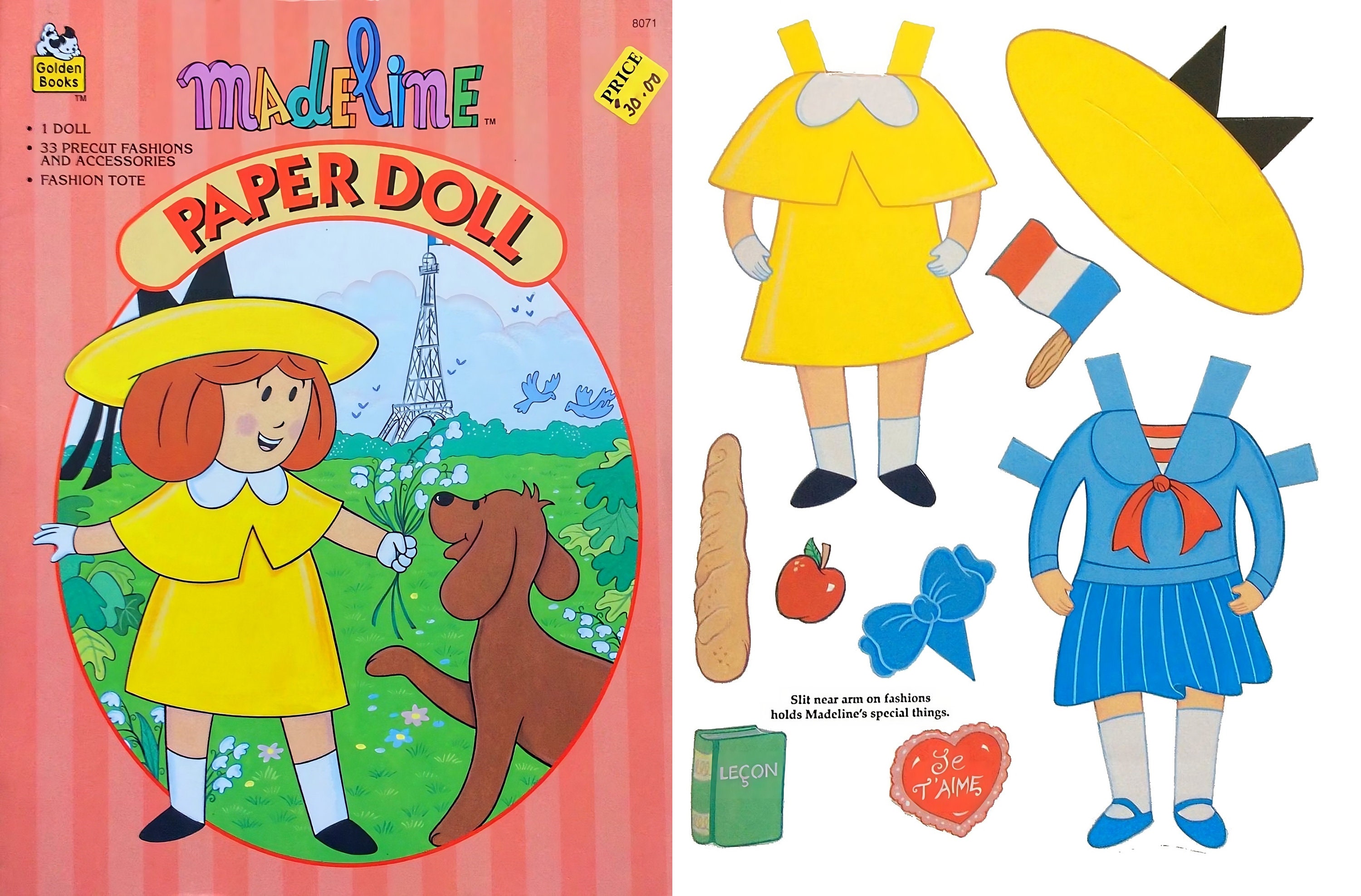 OFFER 3 Madeline Paper Dolls and Coloring Pages Instant Download, PDF ...