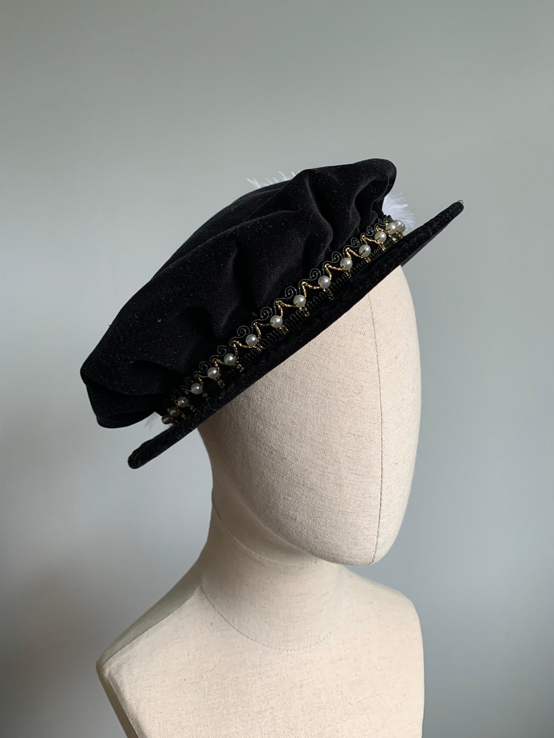 Elizabethan Tudor Men’s Hat Bonnet - Etsy