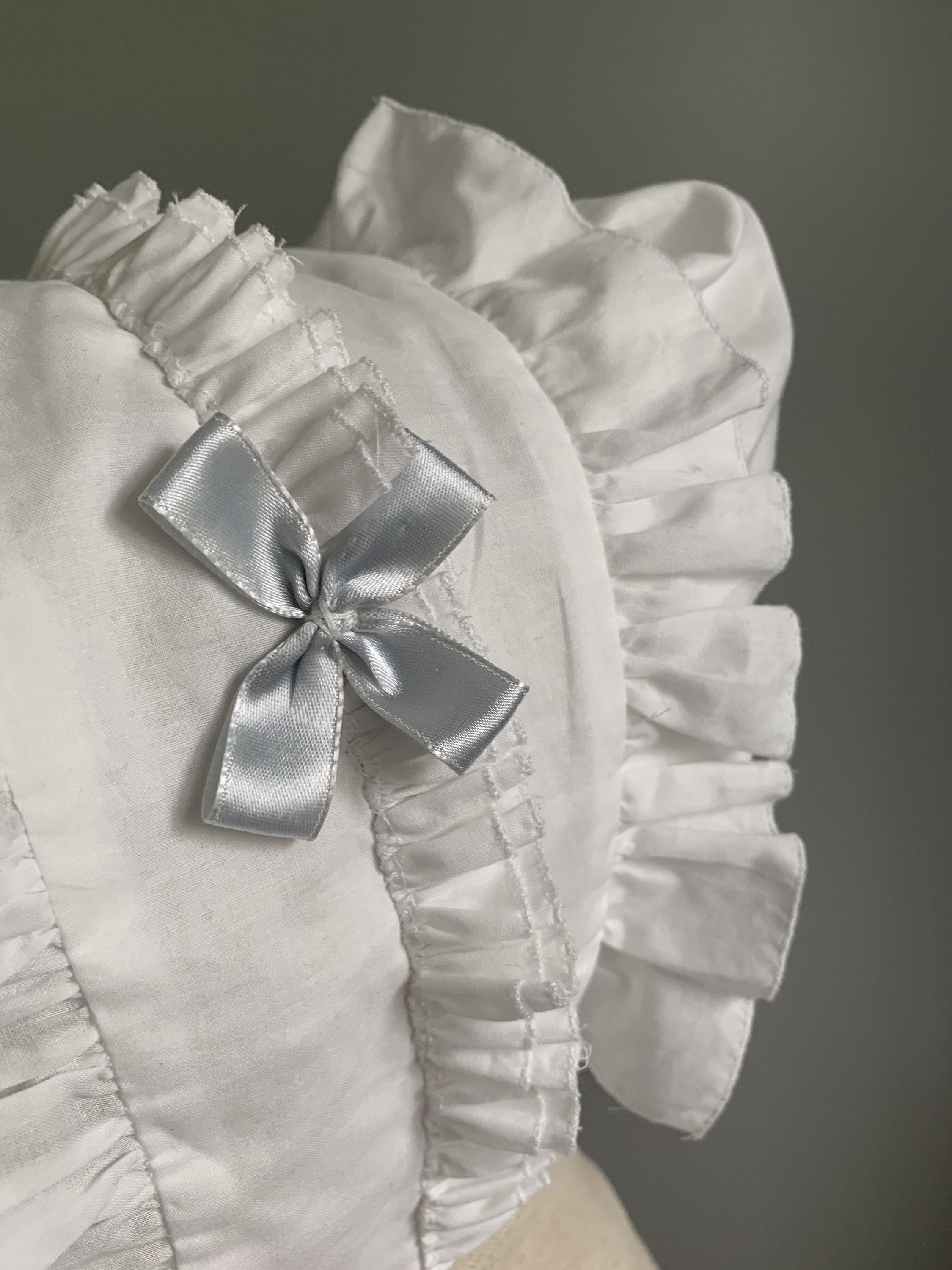 Regency Georgian Victorian Cotton Frilly Cap Bonnet - Etsy