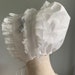 Regency Georgian Victorian Cotton Frilly Cap Bonnet - Etsy